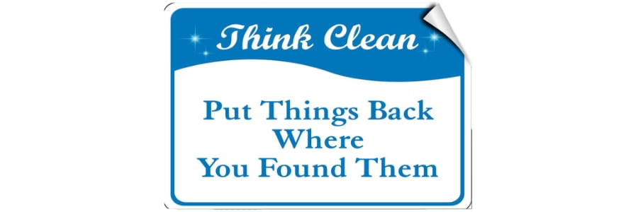 Put Things Back the Way You Found them · Frank's Home Page